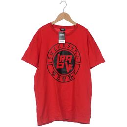 Diesel Herren T-Shirt, rot, Gr. 56