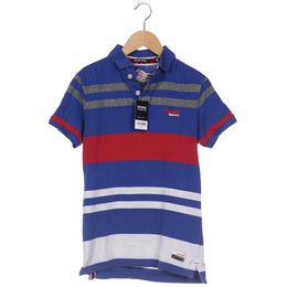 Superdry Herren Poloshirt, blau, Gr. 46