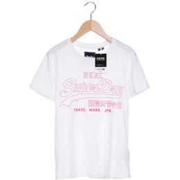Superdry Damen T-Shirt, weiß, Gr. 38