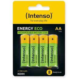 Intenso NiMH-Mignon-Akku HR6, 2700 mAh, 4 Stück