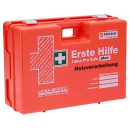 Leina-Werke Erste-Hilfe-Koffer Pro Safe plus Holzverarbeitung DIN 13169 orange