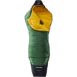 Nordisk Gormsson +4° Curve Kunstfaserschlafsack grün XL