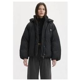 Thule Winterjacke LEVI'S "PILLOW BUBBLE SHORTY" Gr. XXL (44), schwarz (caviar) Damen Jacken Winterjacken