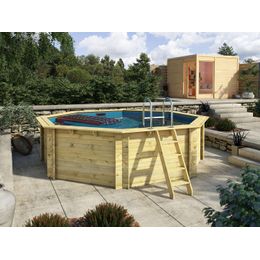 Karibu Holzpool »Classic«, wahlweise mit Sonnenterrasse