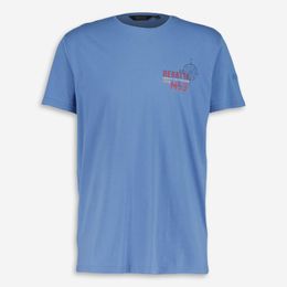 TK Maxx Blaues Sport-T-Shirt mit rotem Logo
