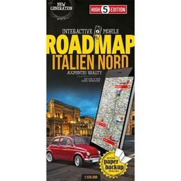 High 5 Edition Interactive Mobile ROADMAP Italien Nord, Karte (im Sinne von Landkarte)