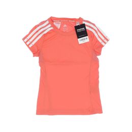 Adidas Damen T-Shirt, orange, Gr. 128