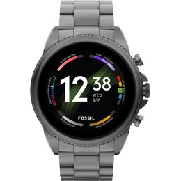 Fossil Herren Touchscreen Smartwatch "FTW4059", grau