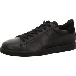 Ecco® Sneaker, Leder, für Herren, schwarz, 45