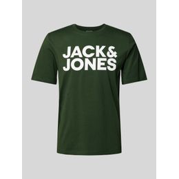 Jack & Jones T-Shirt mit Label-Print Modell 'CORP'