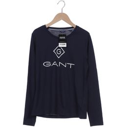 Gant Damen Langarmshirt, marineblau, Gr. 38
