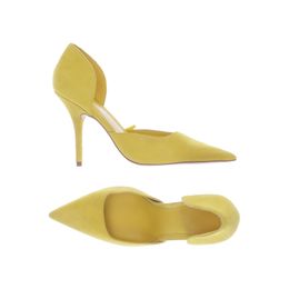 Mango Damen Pumps, gelb, Gr. 37