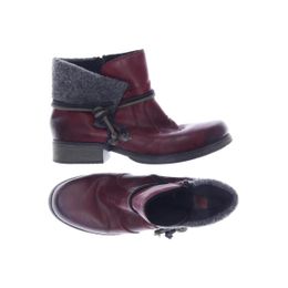 Rieker Damen Stiefelette, bordeaux