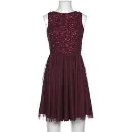 lace beads Damen Kleid, bordeaux, Gr. 34