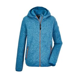 Killtec Fleecejacke »KOS 354 BYS KNTFLC JCKT« ocean 164 164 Jungen Strickfleecejacke mit Kapuze