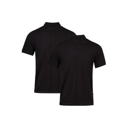 DANISH ENDURANCE Poloshirt Herren Baumwolle, schwarz