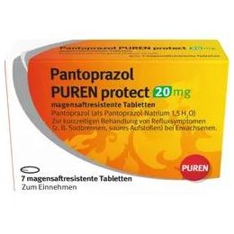 Pantoprazol Puren protect 20 mg magensaftres.Tabl. 7 St