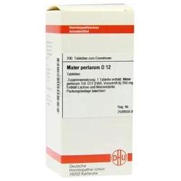 DHU-Arzneimittel Mater Perlarum D 12 Tabletten 200 St
