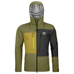 Ortovox - 3L Deep Shell Jacket - Skijacke Gr L oliv