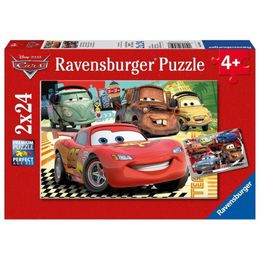 RAVENSBURGER VERLAG Puzzle Disney Cars - Neue Abenteuer 2x24-teilig
