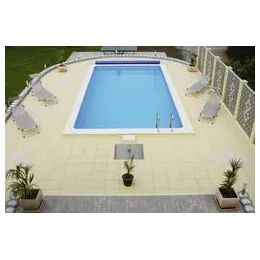 Pool Friends Steinbach Pool-Komplettset Bausatz Eco 2 700 x 350 x 150 cm