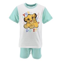 Disney König der Löwen Pyjama "Roi lion" in Türkis - 116
