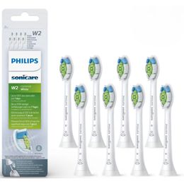 PHILIPS SONICARE Aufsteckbürsten W2 Optimal White Standard, mit der Bürstenkopferkennung, Standardgröße, weiß