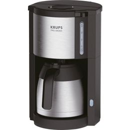 Krups Filterkaffeemaschine KM305D Pro Aroma, 1,25l Kaffeekanne, Papierfilter, für 10 bis 15 Tassen, schwarz