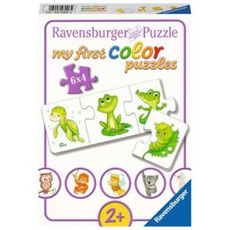 RAVENSBURGER VERLAG my first color puzzles – Meine liebsten Tierkinder