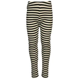 MarMar Copenhagen - Leggings RIB STRIPE in black/offwhite, Gr.110