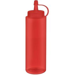 APS Aufbewahrungssystem, Polyethylen, (Set, 6-tlg), (Quetschflasche) mit Schraubdeckel, Polyethylen, rot