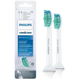 PHILIPS SONICARE Aufsteckbürsten ProResults Standard, besonders weiter Schwingungsradius, weiß