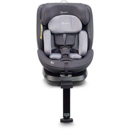 BABYGO Autokindersitz Move 360 I Size, für Körpergröße von 40-150 cm, grau|schwarz