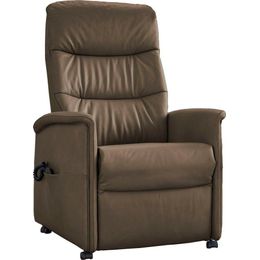 himolla Relaxsessel himolla 9051, in 3 Sitzhöhen, manuell oder elektrisch verstellbar, Aufstehhilfe, grau