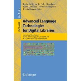 Springer Berlin Heidelberg Advanced Language Technologies for Digital Libraries, Kartoniert (TB)