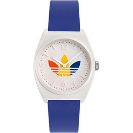 adidas originals Quarzuhr PROJECT TWO GRFX, Armbanduhr, Damenuhr, Herrenuhr, blau