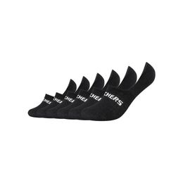 Skechers Füßlinge (Packung, 6er-Pack) mit weichem Bund, schwarz