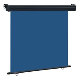 vidaXL Seitenmarkise Balkon-Seitenmarkise 160 × 250 cm Blau