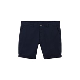 Tom Tailor Herren Plus - Chino Shorts, blau, Uni, Gr. 40