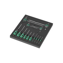 Wera Werkzeugkoffer 9712 Schaumstoffeinlage TORX HF Schraubendreher Set 1