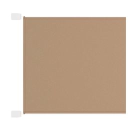 vidaXL Senkrechtmarkise Senkrechtmarkise Taupe 140x600 cm Oxford-Gewebe