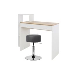 ML-Design Schreibtisch Schreibtisch mit Regal Flexibel und platzsparend 2in1 System