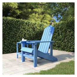 vidaXL Gartenstuhl Adirondack-Gartenstuhl HDPE Aquablau