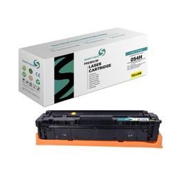 FairToner Tonerpatrone 054H Gelb Toner kompatibel mit Canon i-SENSYS LBP621Cw