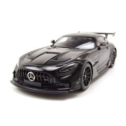 Minichamps Modellauto Mercedes AMG GT Black Series 2020 schwarz metallic Modellauto 1:18