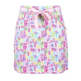 girls golf Skort Girls Golf Skort 'Belt Gigi Multi Magic' XS