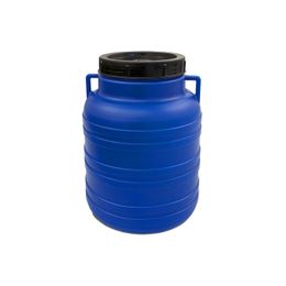 Plasteo Regentonne 60 Liter Weithalsfass Lebensmittelecht BPA-Frei Sauerkrautfass