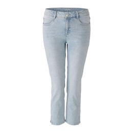 Oui Slim-fit-Jeans Jeans THE CROPPED mid waist