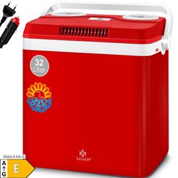 Kesser&reg; 32 L K&uuml;hlbox 12V, 230V Stecker, Mini-K&uuml;hlschrank, Thermoelektrische Warmhaltebox