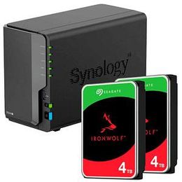 AKTION: Synology DiskStation DS224+ inklusive 2x 4TB TB Seagate Ironwolf 3.5" HDD NAS-Gehäuse-Set
